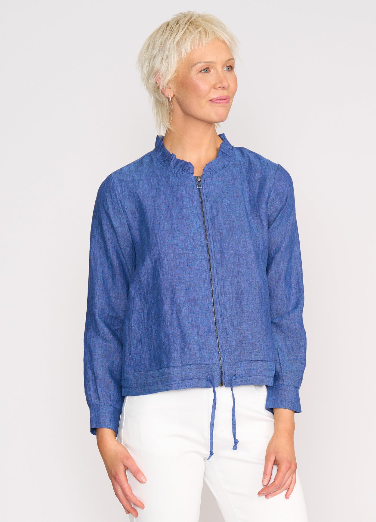 Ruffle Neck Jacket – Apt Collections
