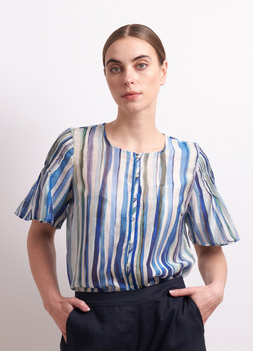 Draw The Line Blouse – Apt Collections