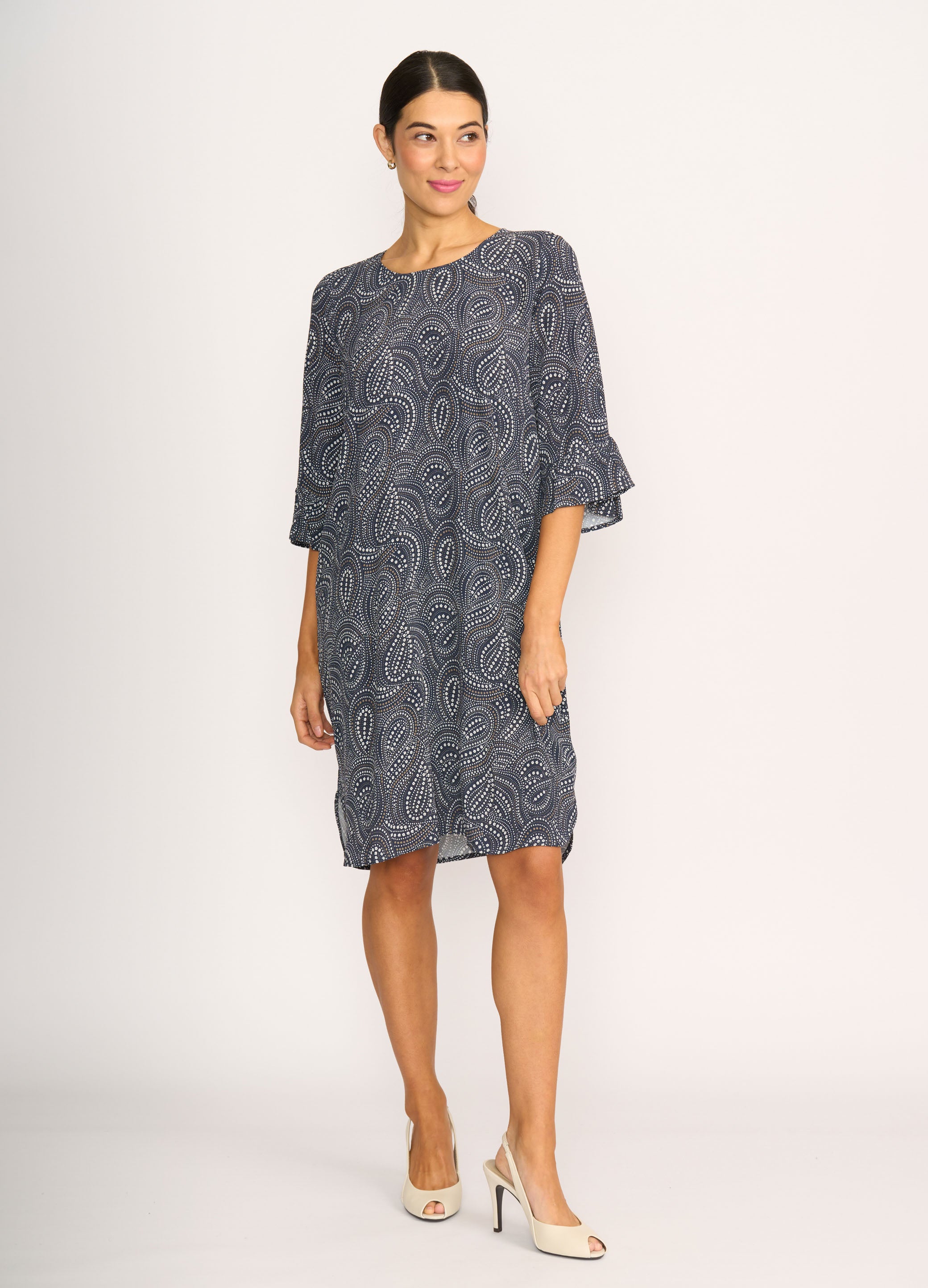 Dress - Shift, Fluted Sleeve – Apt Collections