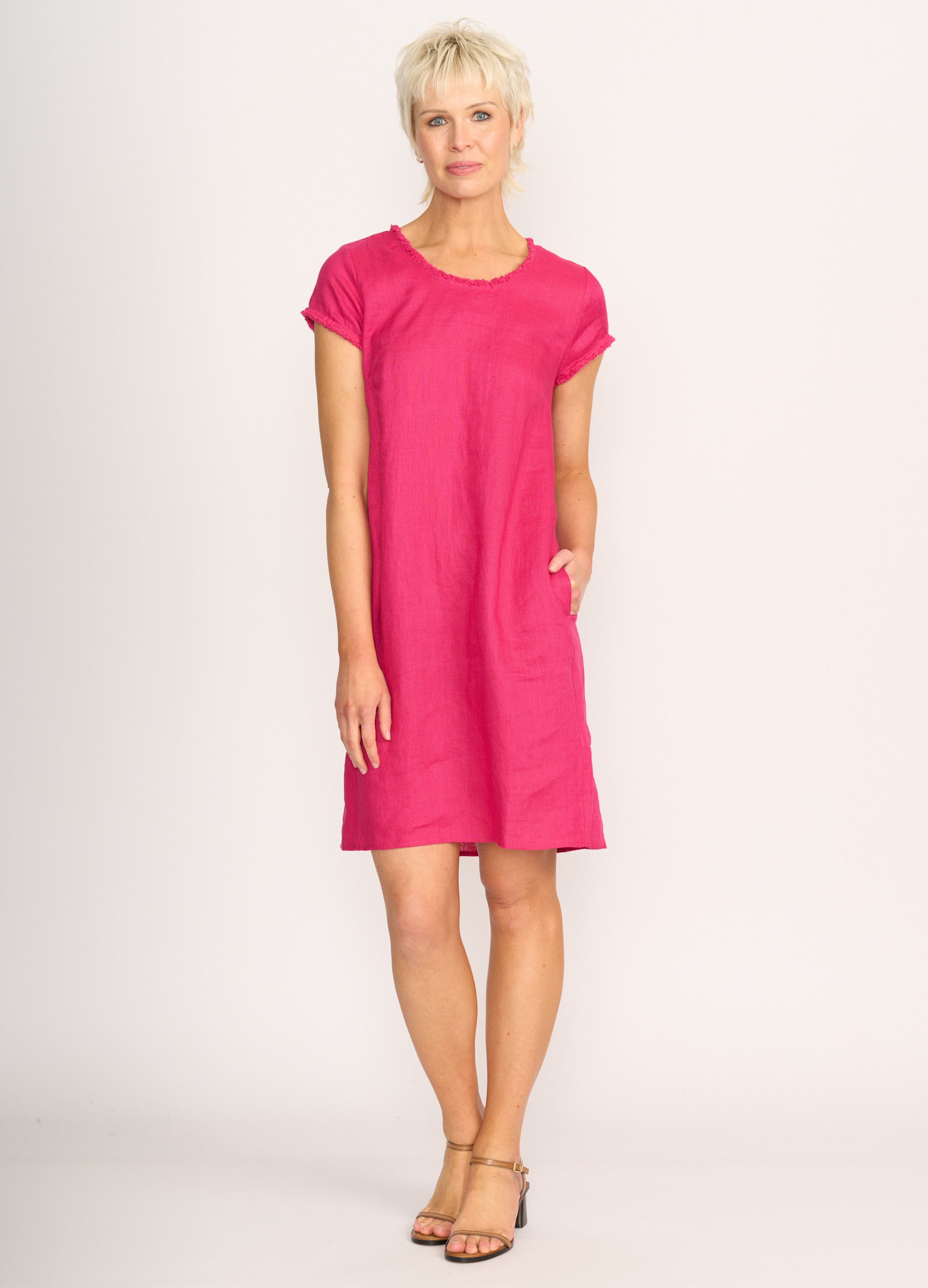 Fringe, Scoop Neck Dress – Apt Collections