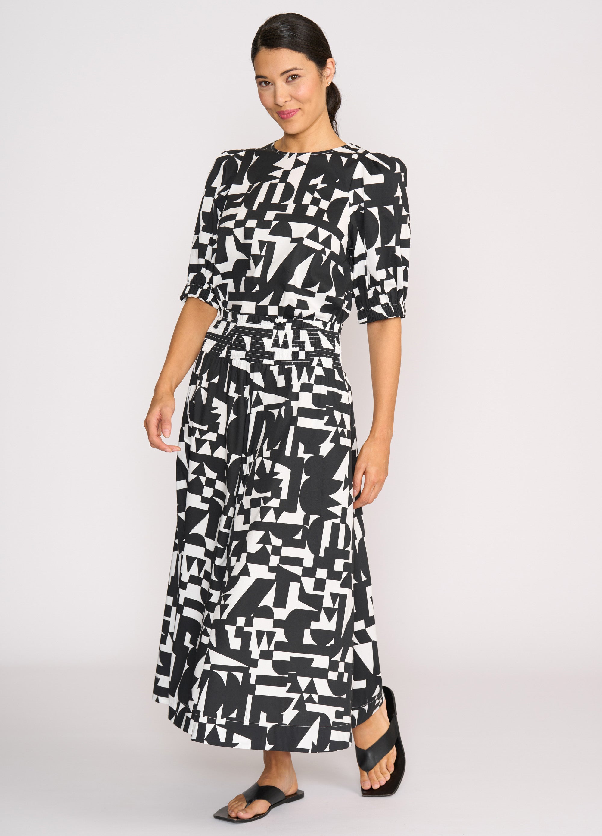 Skirt - A-Line, Shirred Waist – Apt Collections