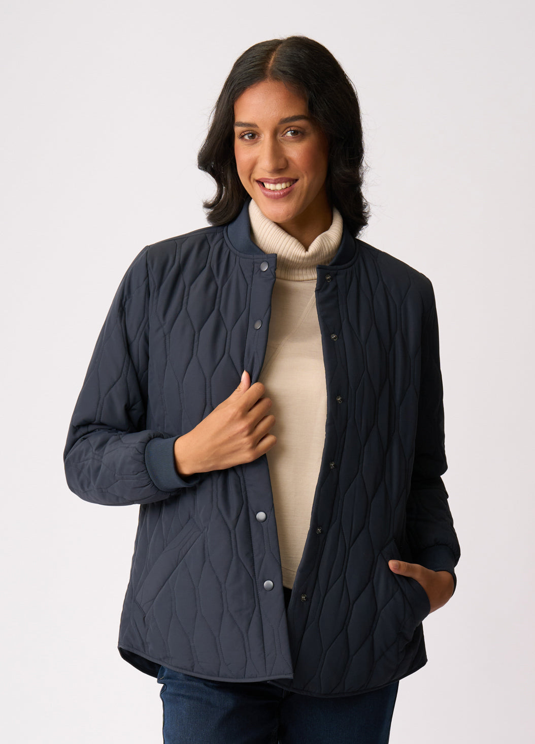 Quilted Snap Jacket – Apt Collections